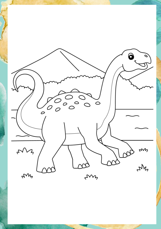 Dinosaur coloring pages