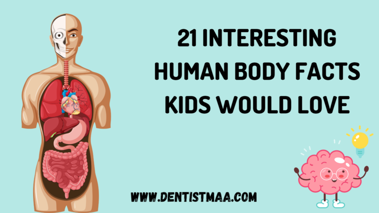 21 Interesting Human Body Facts Kids Would Love - DentistMaa