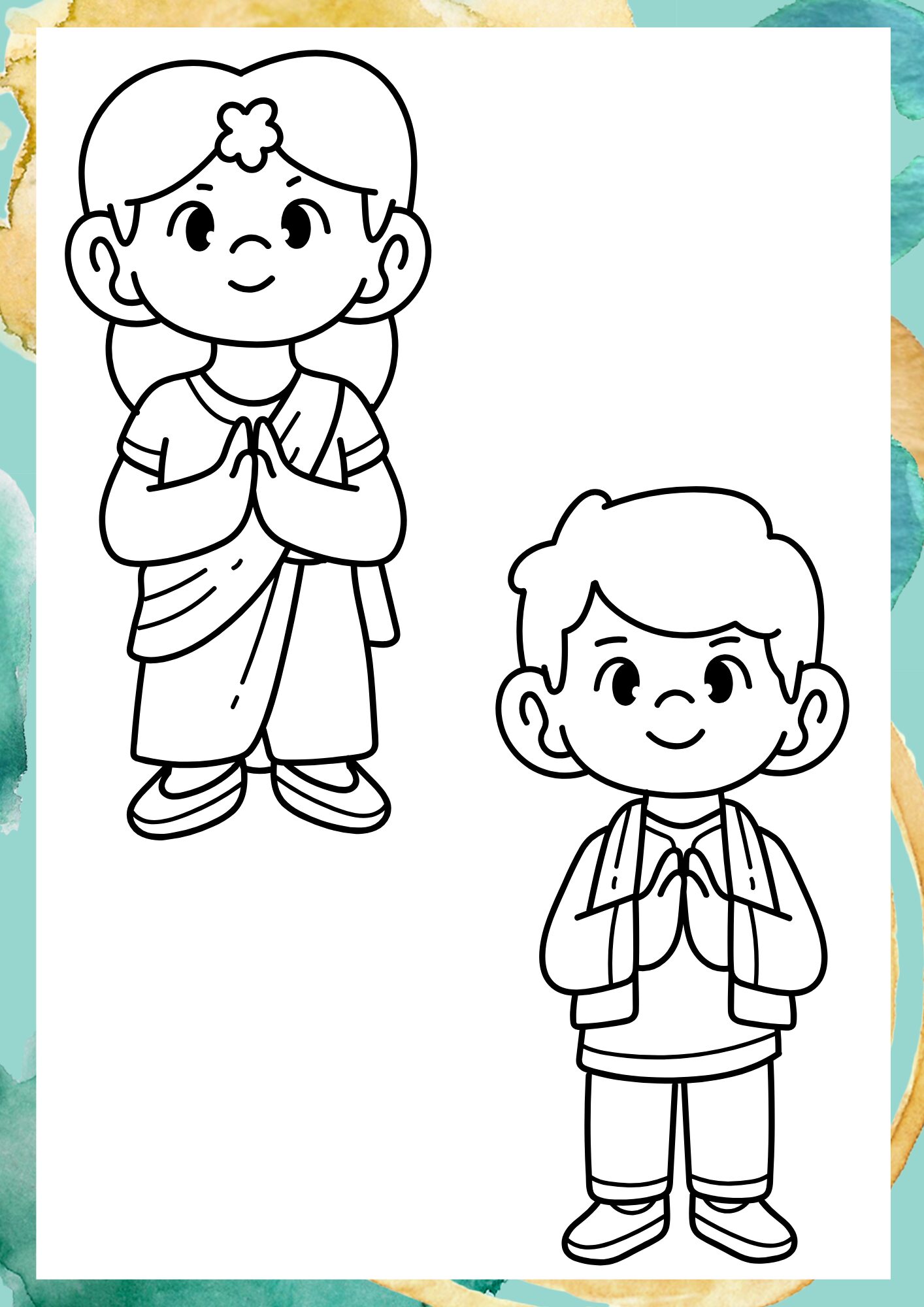 Diwali Coloring Pages - DentistMaa